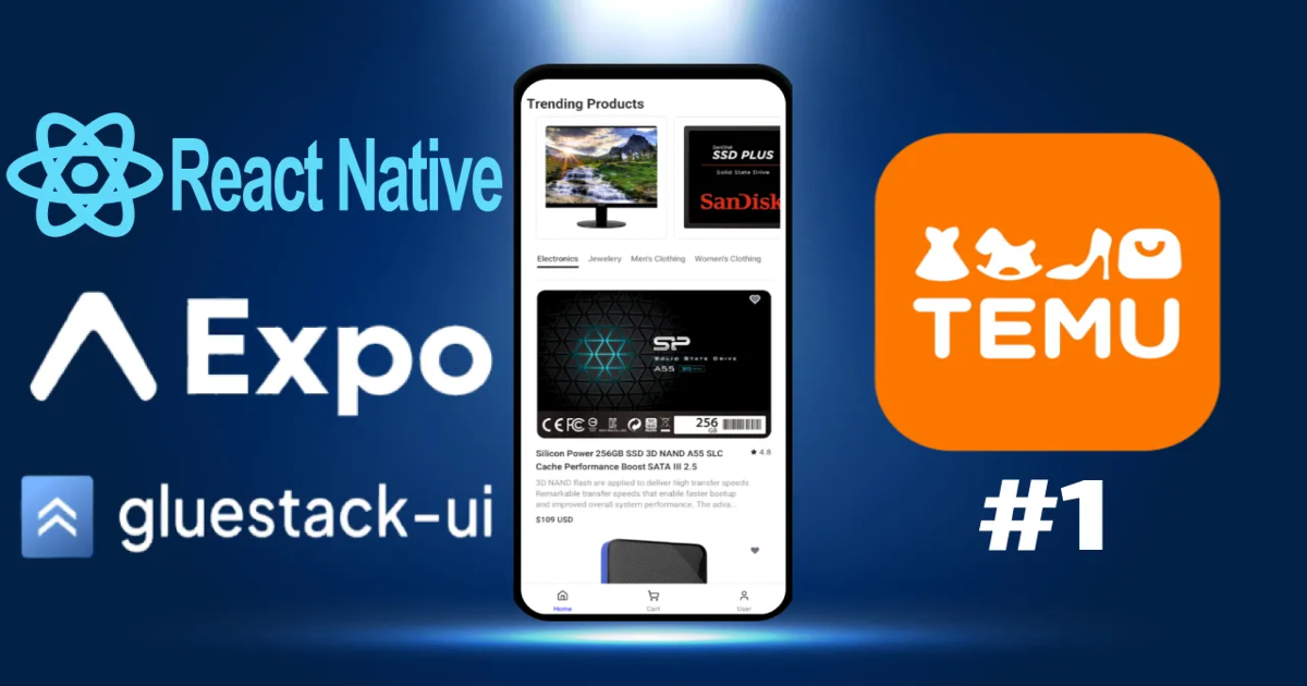 React Native Expo Tutorial Temu Clone - Expo Router & Gluestack Ui Installation - Zedline